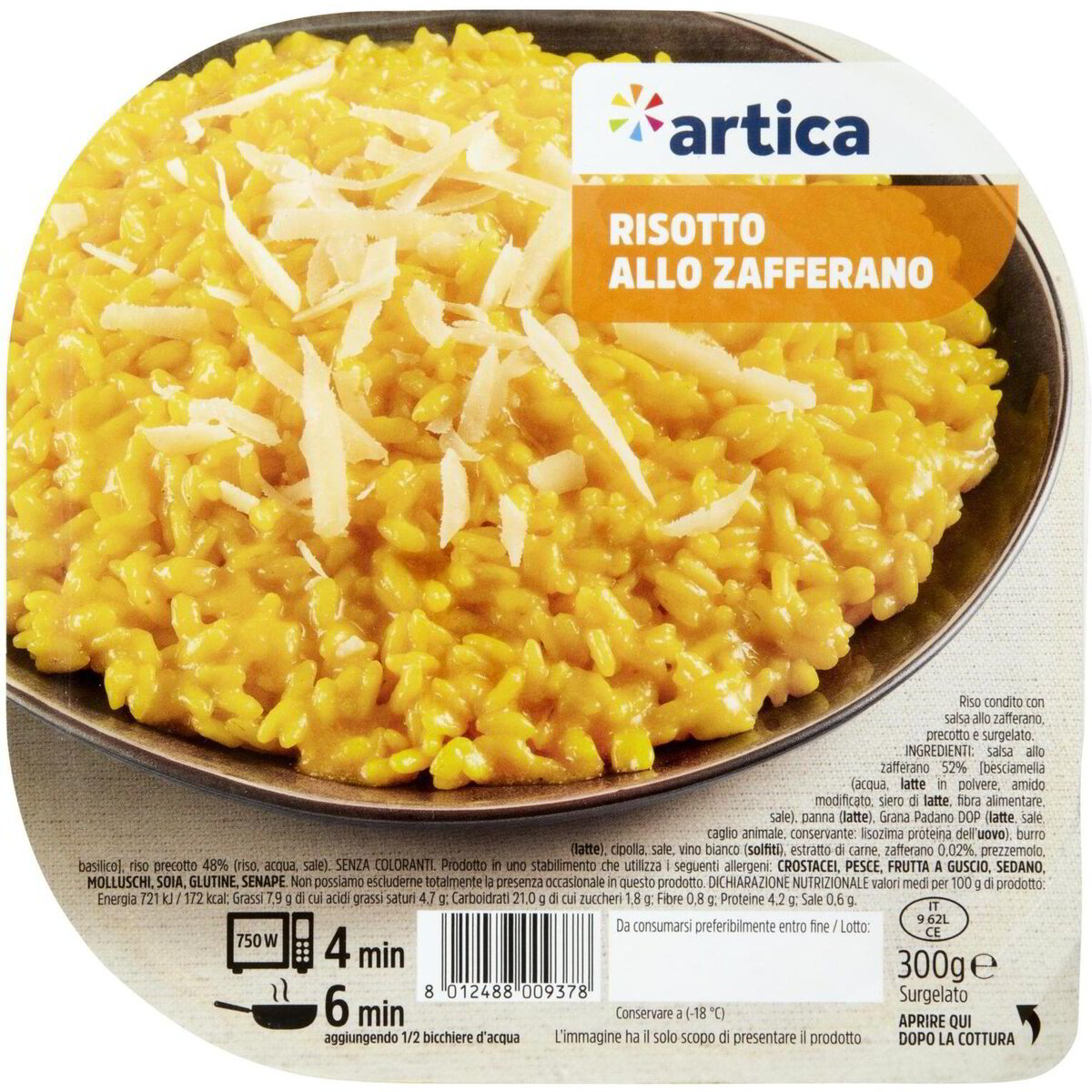 artica Risotto allo Zafferano Surgelato 300 g artica | IperDrive
