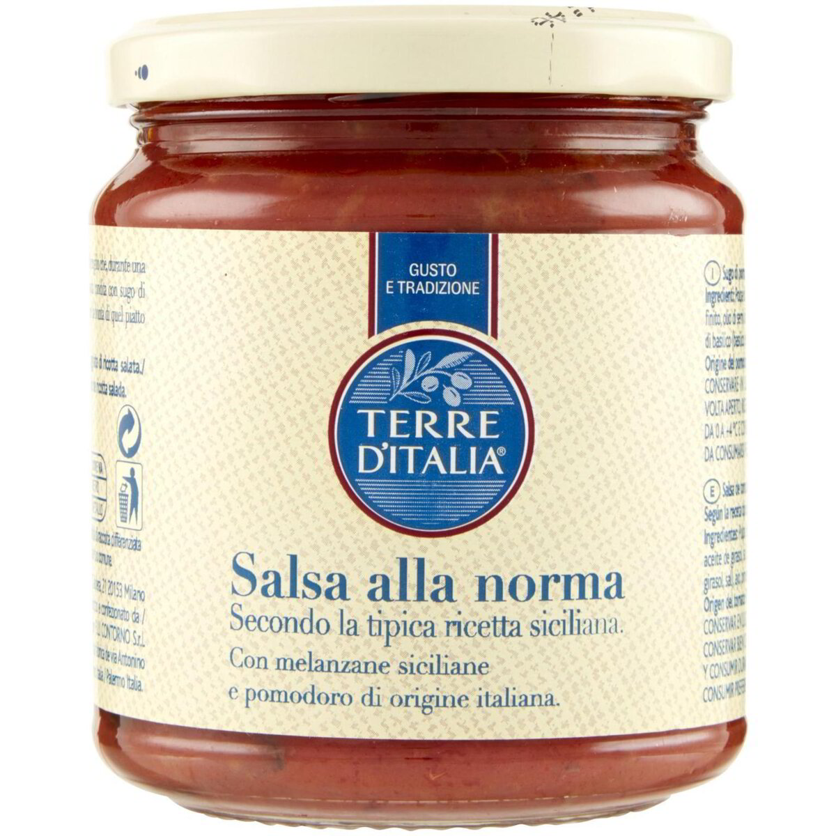 Terre d'Italia Salsa alla norma 290 g Terre d'Italia - iper Shop