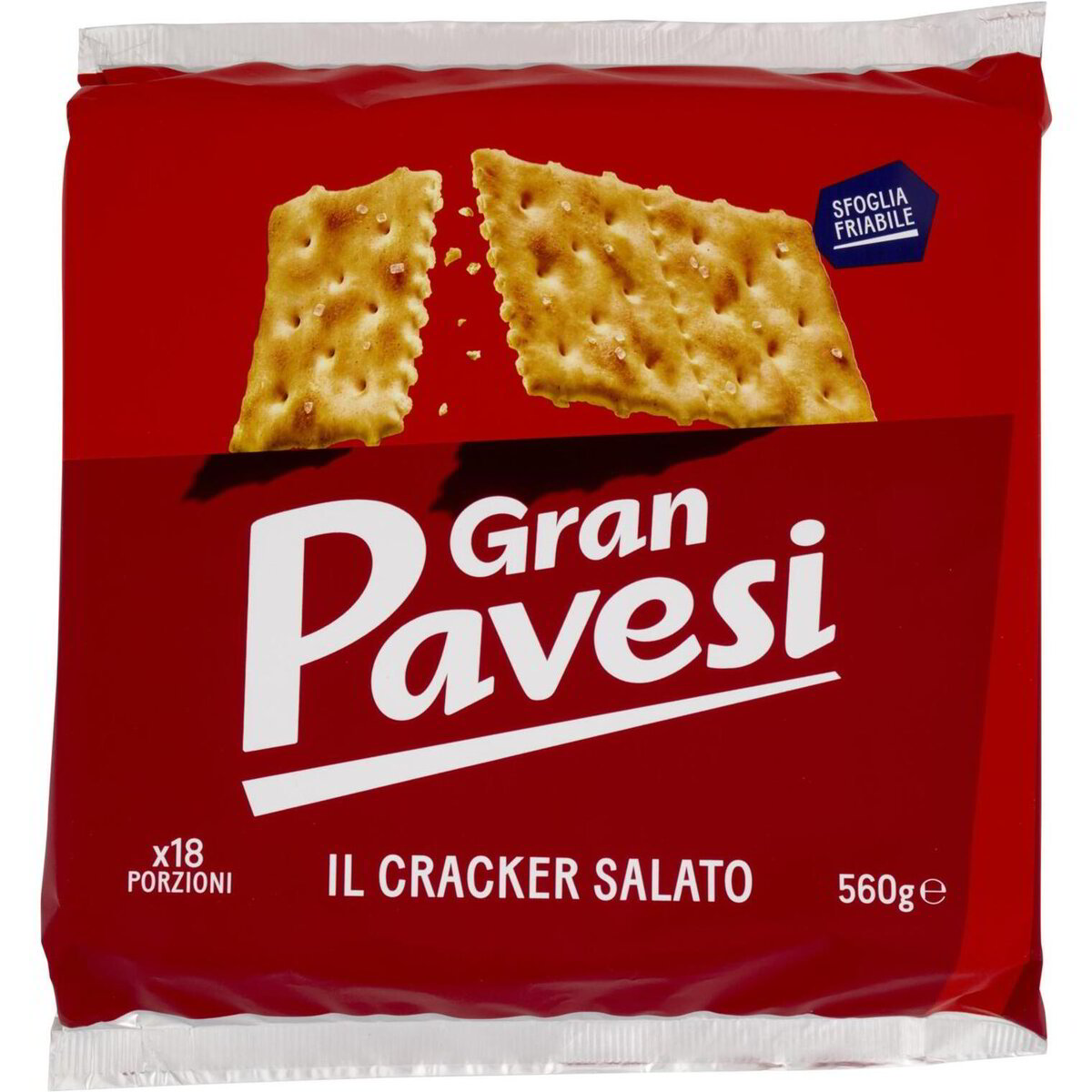 Gran Pavesi il Cracker Salato con Grano 100% italiano 560g Gran Pavesi ...