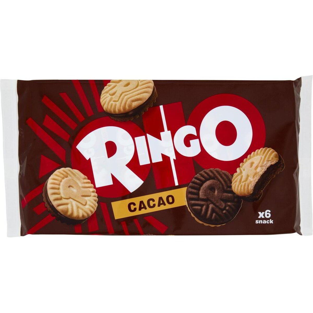Ringo Cacao Biscotti Farciti con Crema Cacao Snack Merenda 6 porzioni ...