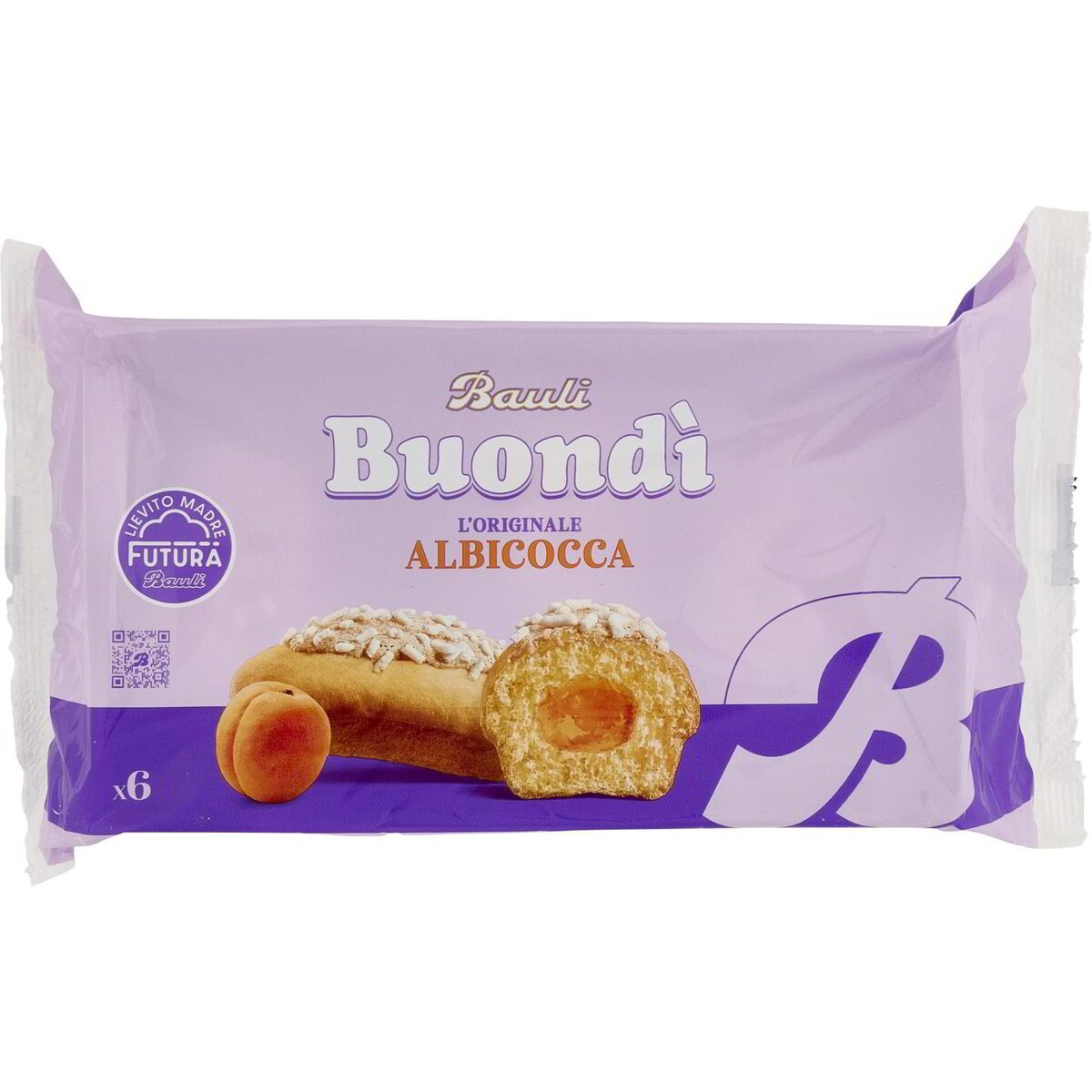 Bauli Buondì l'Originale Albicocca 6 x 43 g Bauli 43g x 6 = 258g - iper Shop