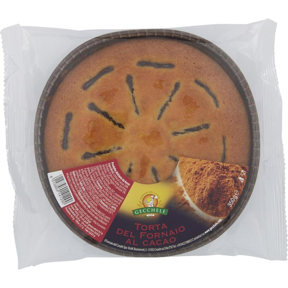 Gecchele Torta del Fornaio al Cacao 350 g Gecchele | IperDrive