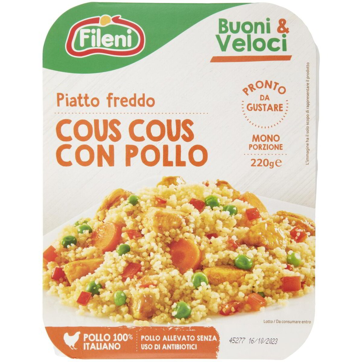 Fileni Buoni & Veloci Piatto freddo Cous Cous con Pollo 220 g Fileni ...