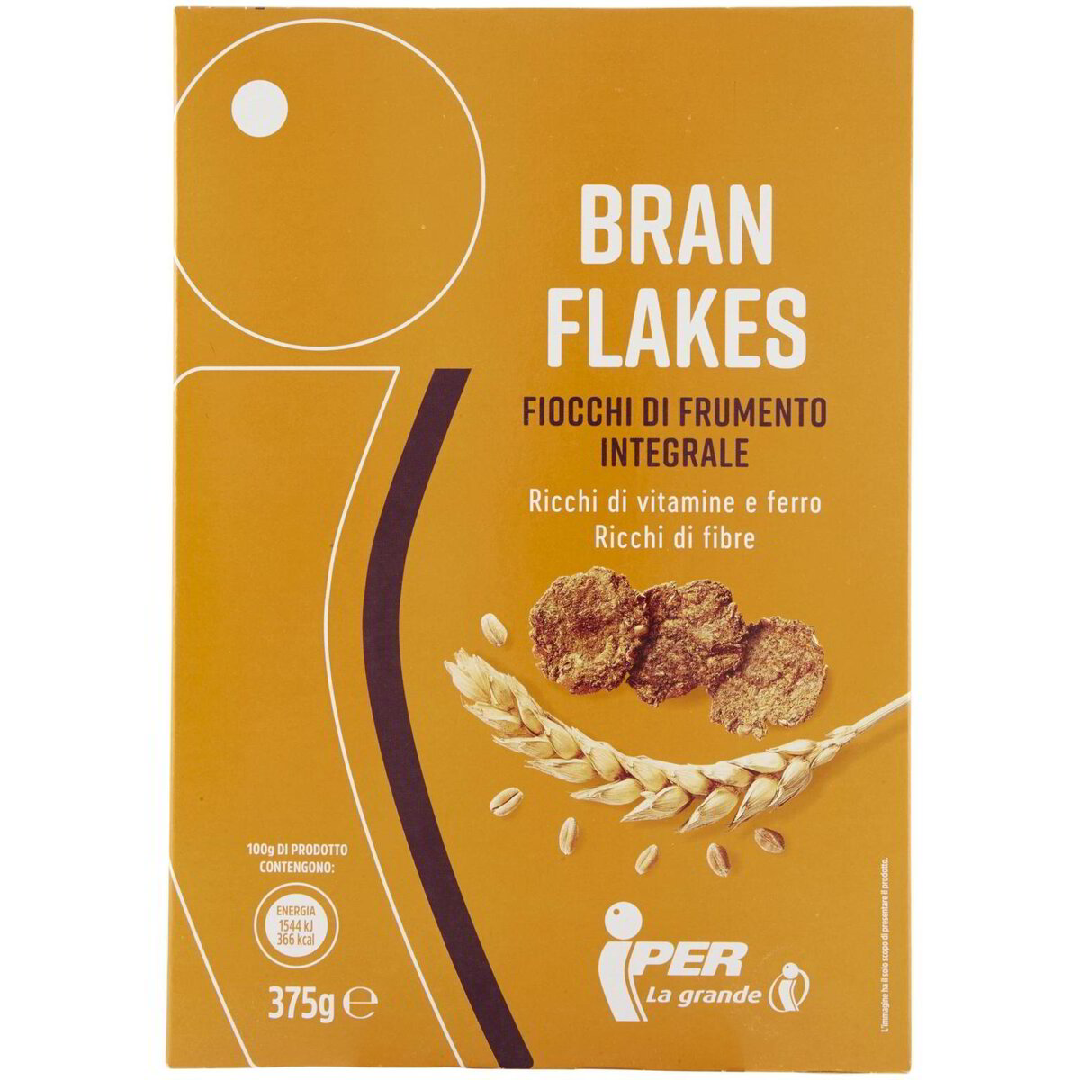 Iper Bran Flakes Fiocchi di Frumento Integrali 375 g Iper | IperDrive