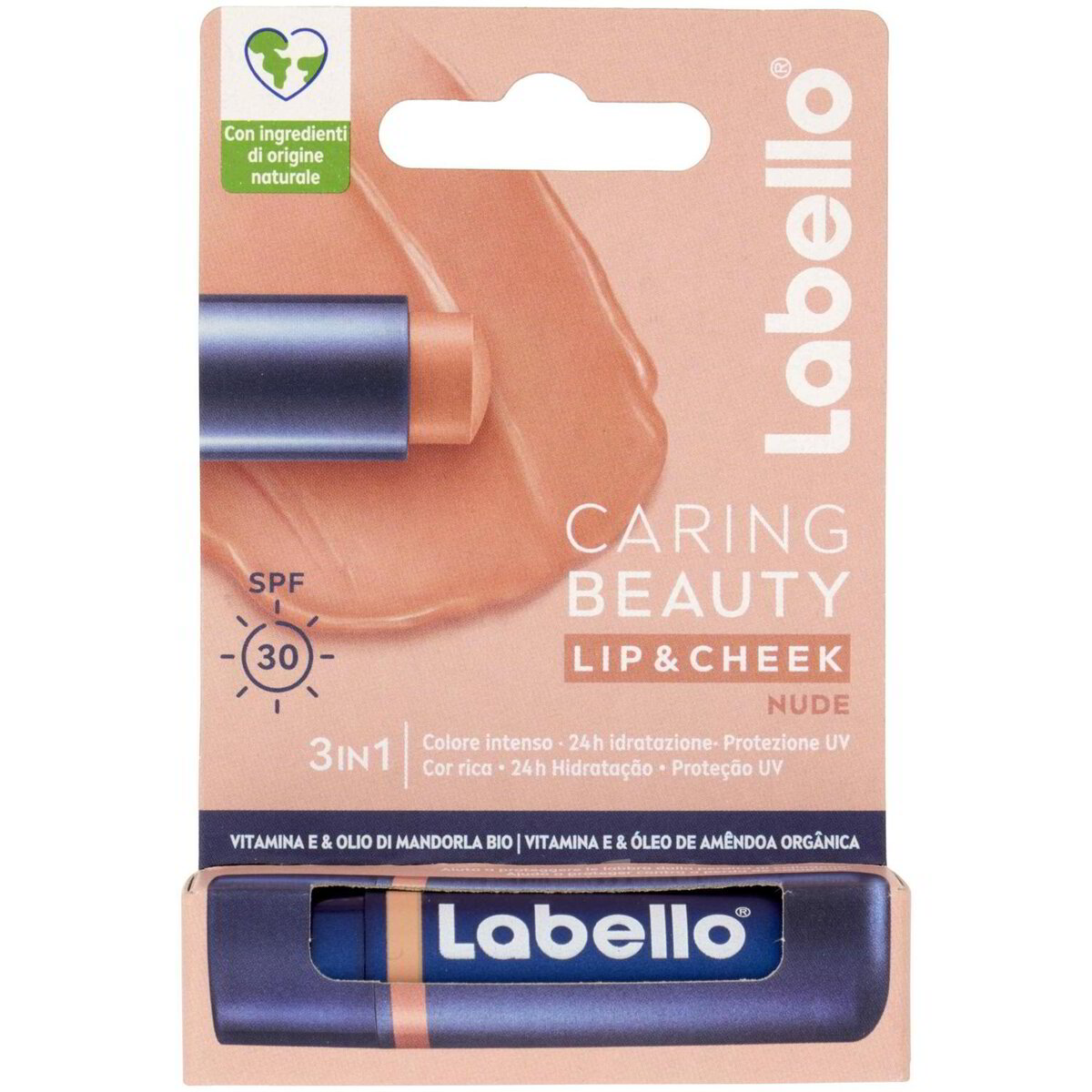 Labello Caring Beauty Lip & Cheek Nude SPF 30 4,8 g Labello 4,8g - iper ...