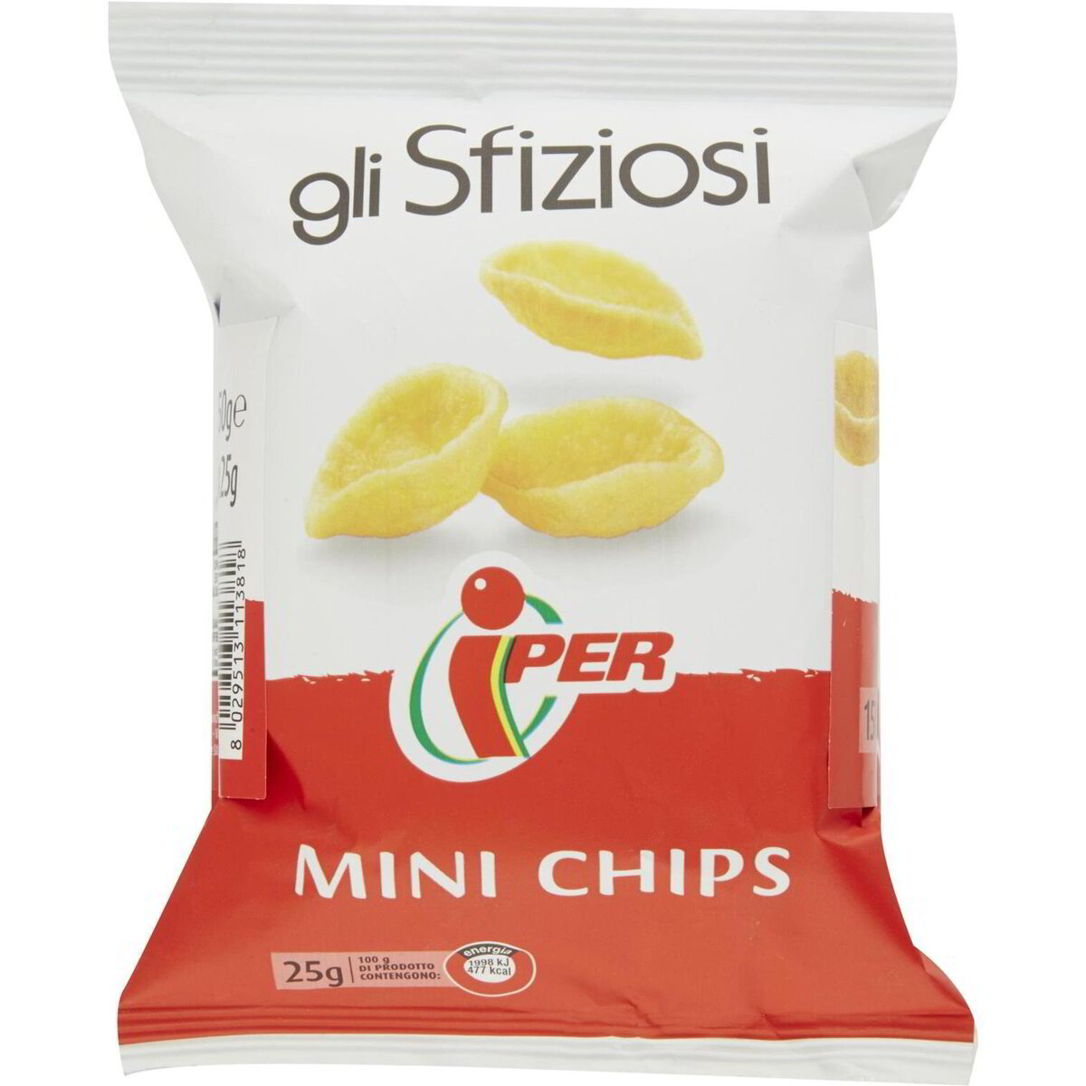 Iper Mini Chips 6 x 25 g Iper | IperDrive