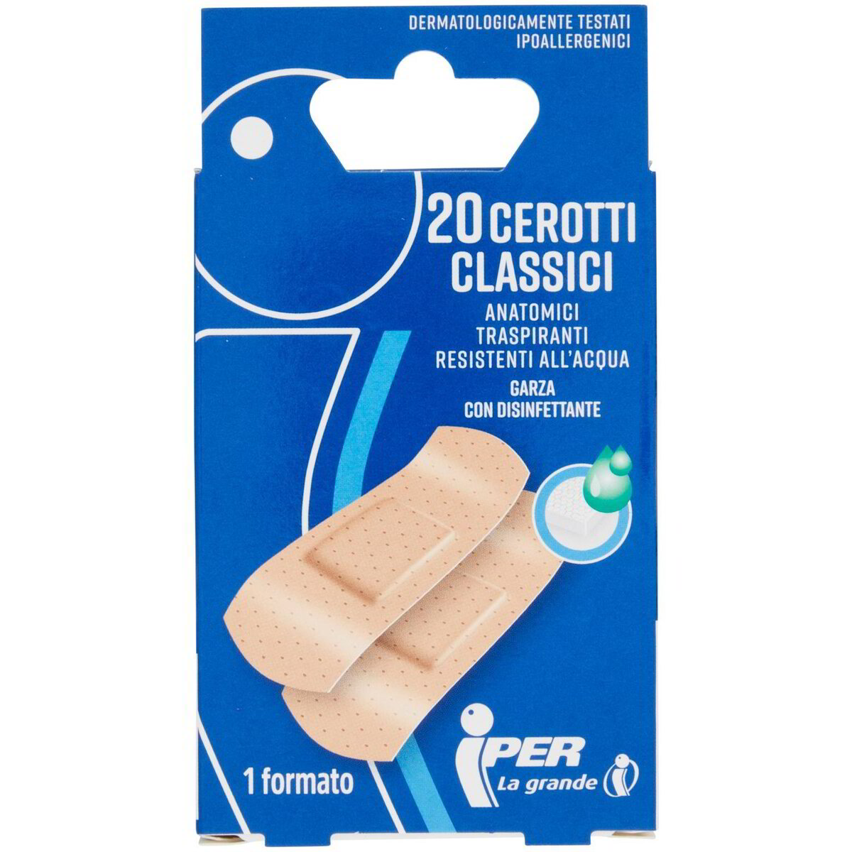 Iper Cerotti Classici 1 formato 7 x 2 cm 20 pz Iper | IperDrive