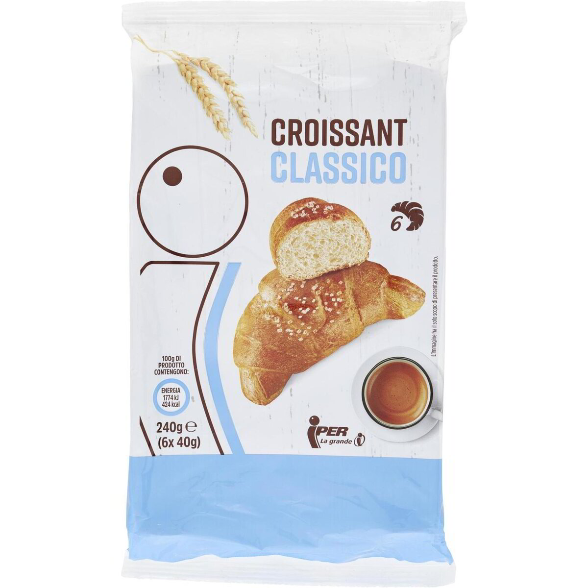 Iper Croissant Classico 6 x 40 g Iper | IperDrive