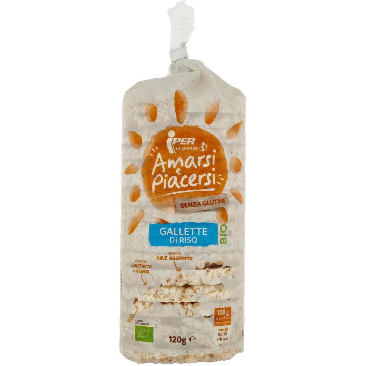 Amarsi e Piacersi Gallette di Riso Bio 120 g Amarsi e Piacersi | IperDrive