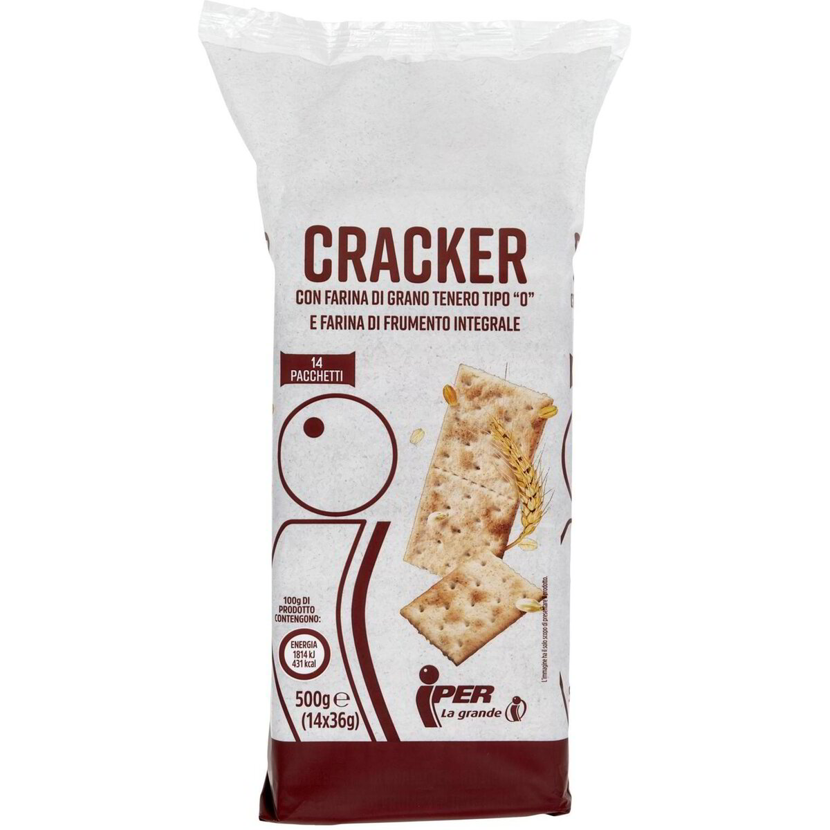 Iper Cracker con Farina di Grano Tenero Tipo "0" e Farina di Frumento ...