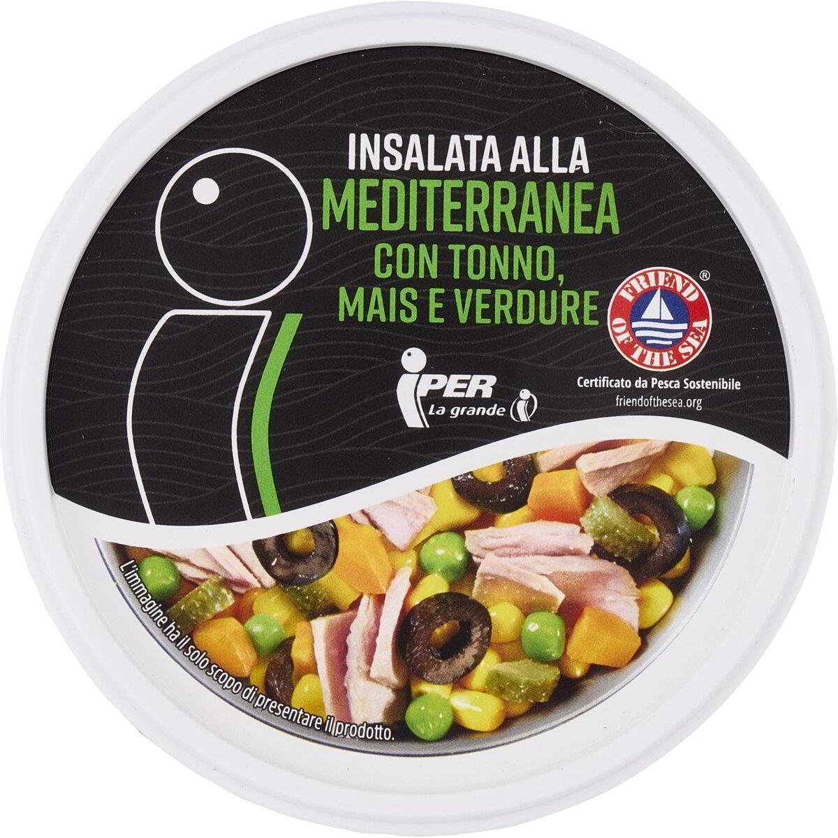 Iper Insalata Mediterranea con Tonno, Mais e Verdure 220 g Iper | IperDrive
