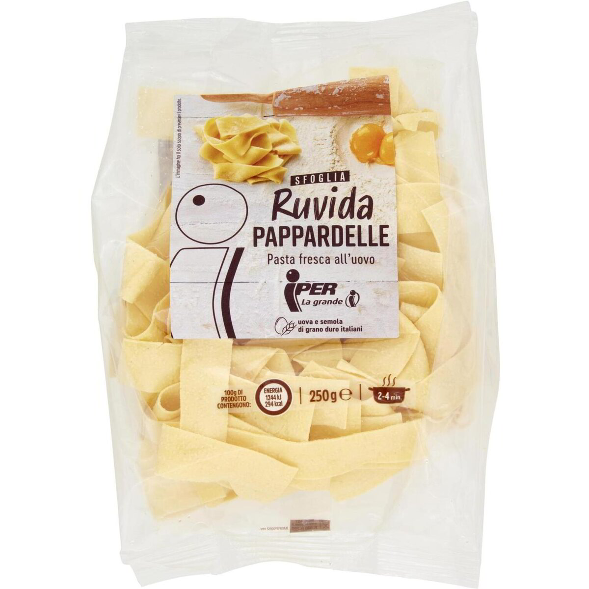 Iper Sfoglia Ruvida Pappardelle Pasta fresca all'uovo 250 g Iper ...
