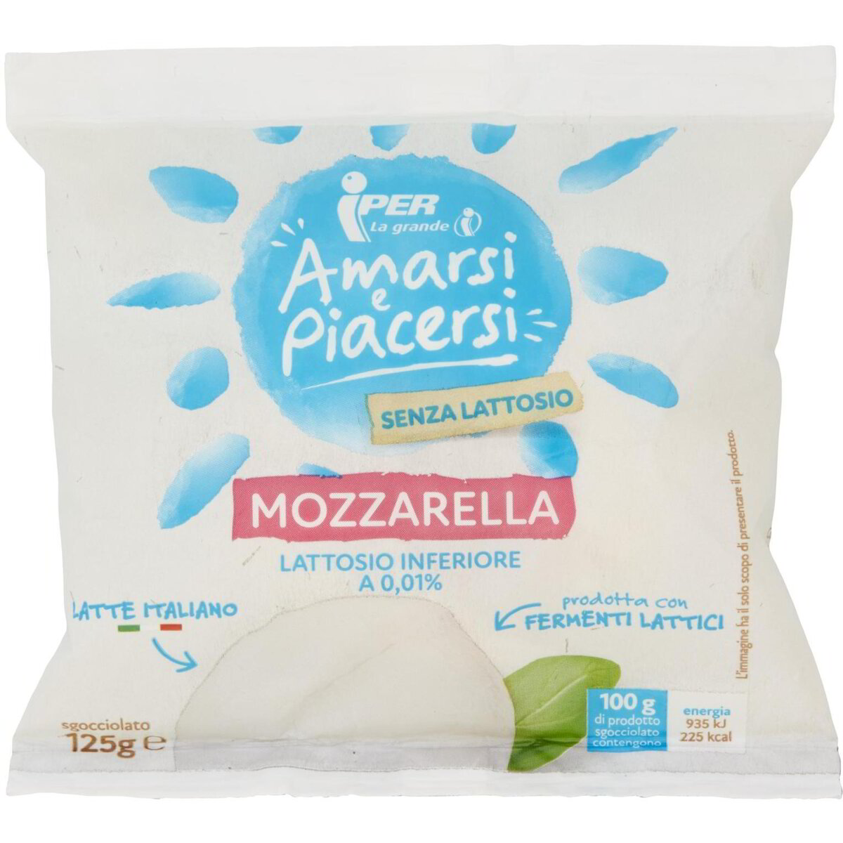 Amarsi e Piacersi Mozzarella Senza Lattosio 125 g Amarsi e Piacersi ...