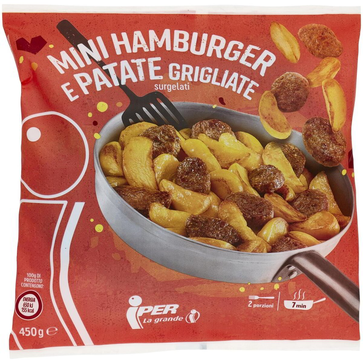 Iper Mini Hamburger e Patate Grigliate surgelati 450 g Iper | IperDrive