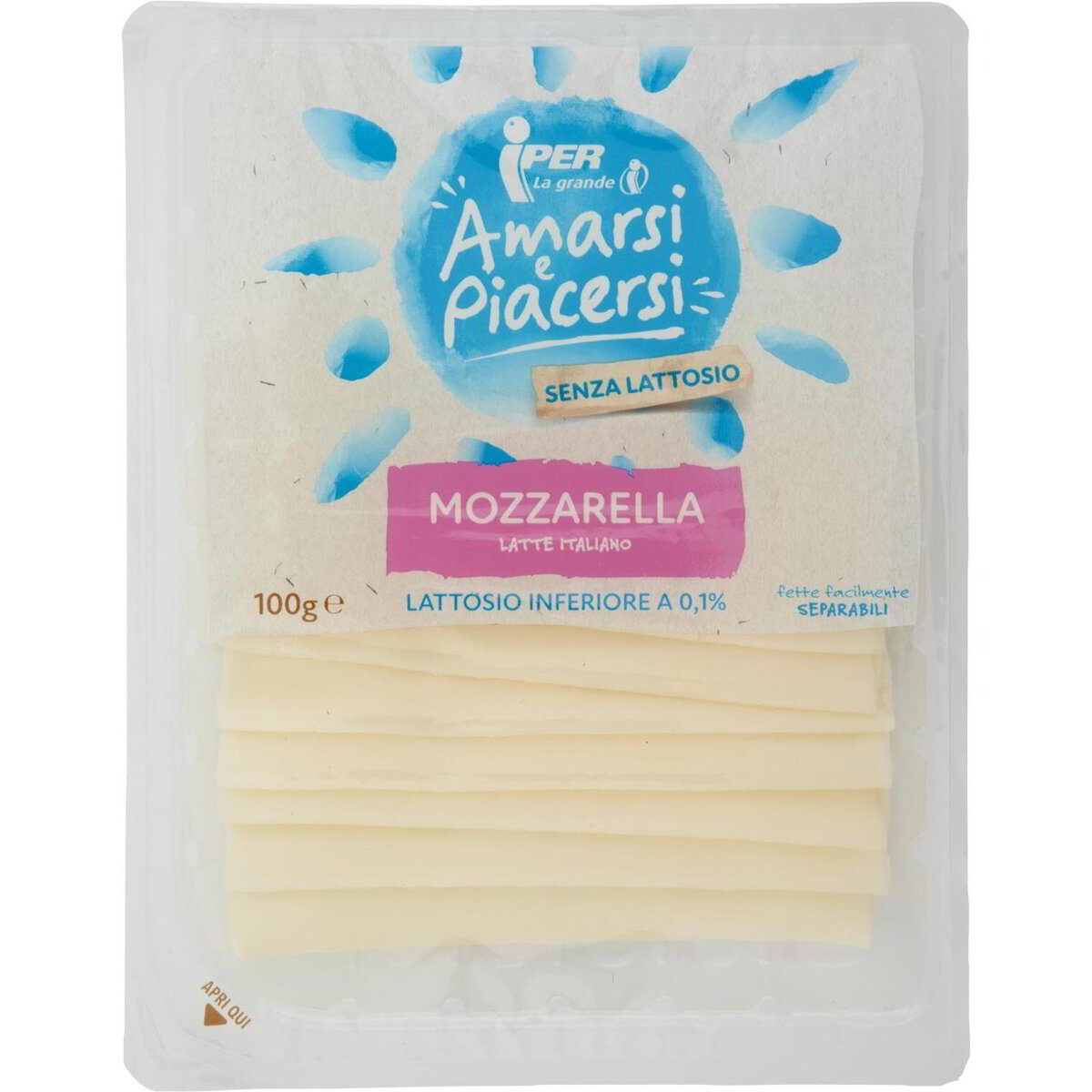 Amarsi e Piacersi Mozzarella Senza Lattosio 100 g Amarsi e Piacersi ...