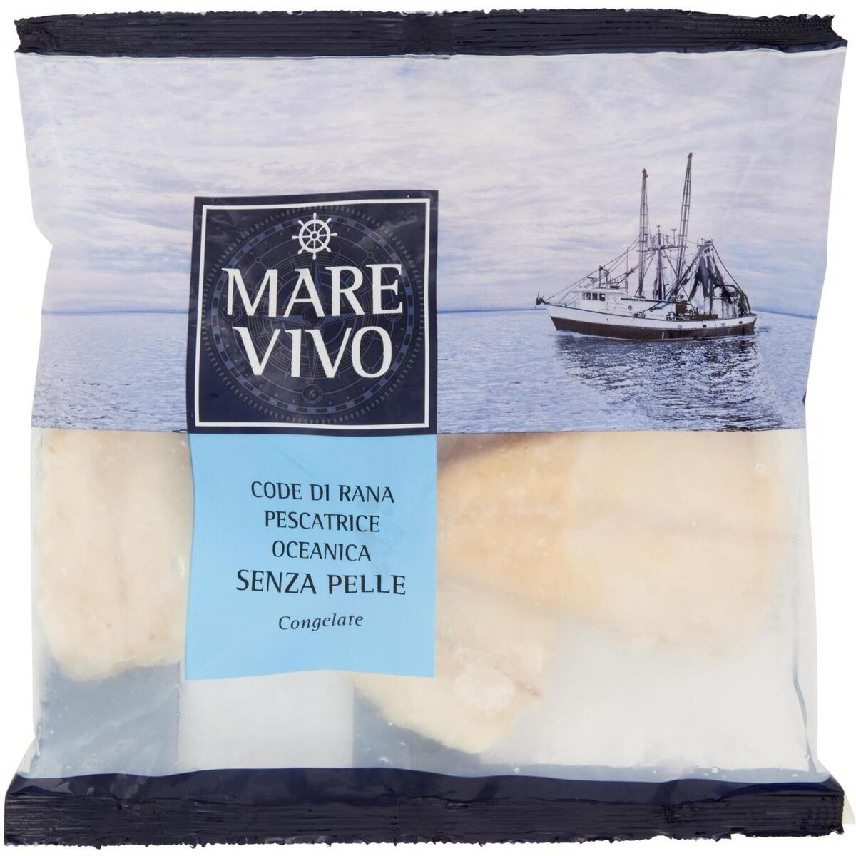 Mare Vivo Code di Rana Pescatrice Oceanica Senza Pelle Congelate 600 g ...