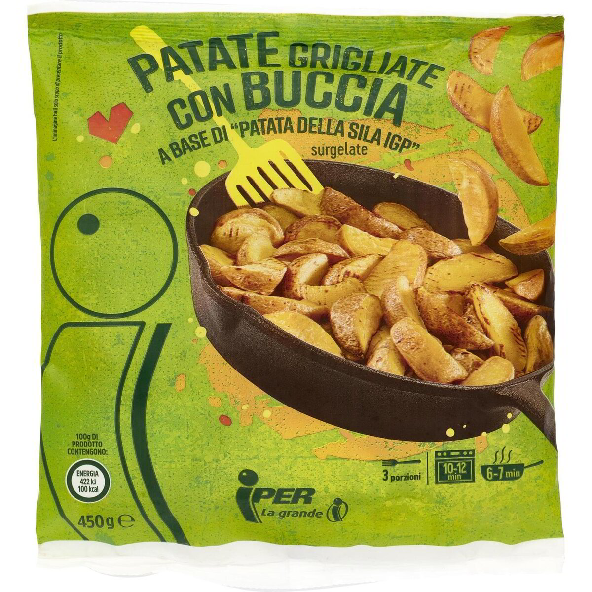 Iper Patate Grigliate con Buccia a Base di "Patata della Sila IGP ...