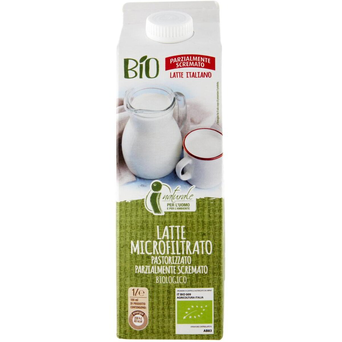 iNaturale Bio Latte Microfiltrato Pastorizzato Parzialmente Scremato ...