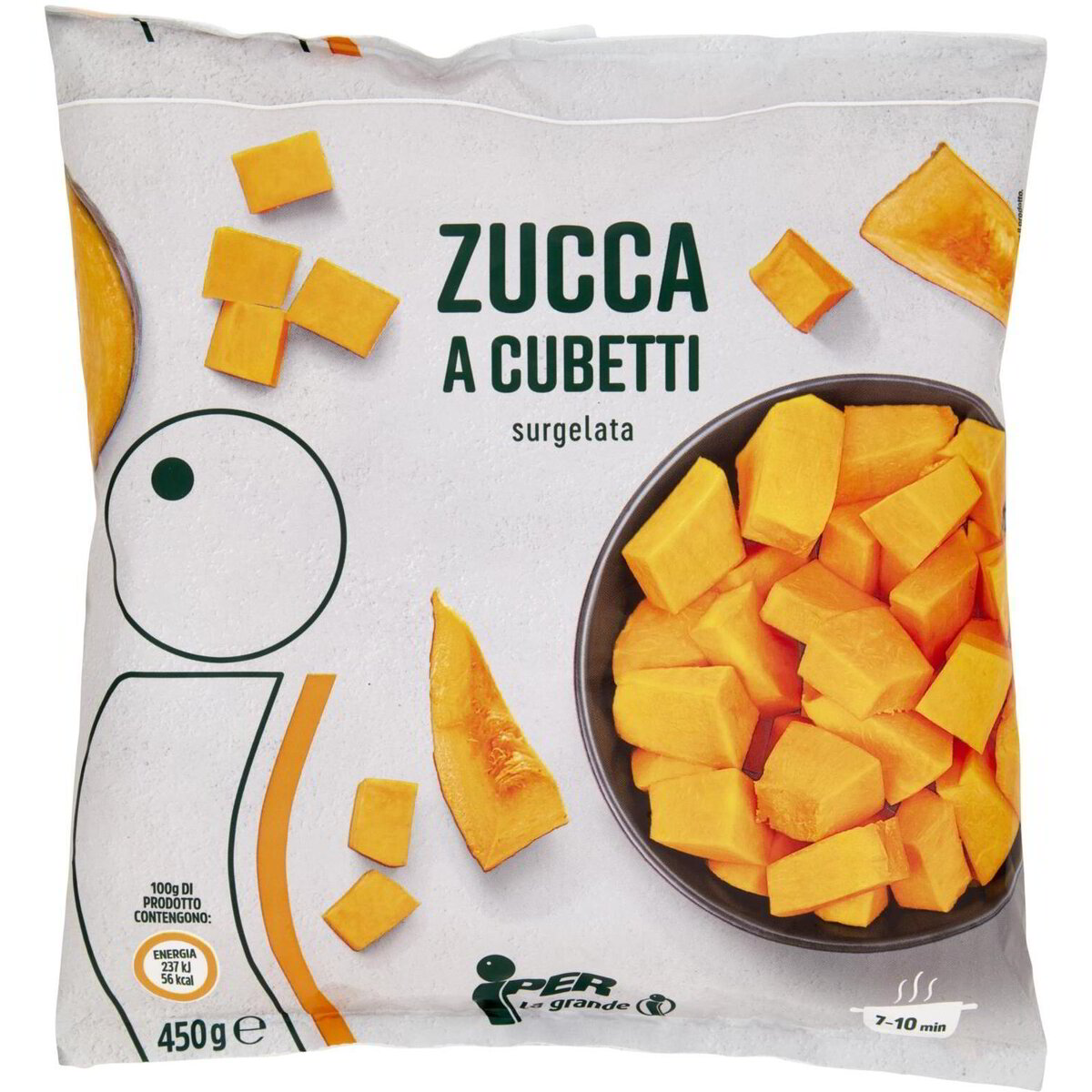 Iper Zucca a Cubetti surgelata 450 g Iper | IperDrive