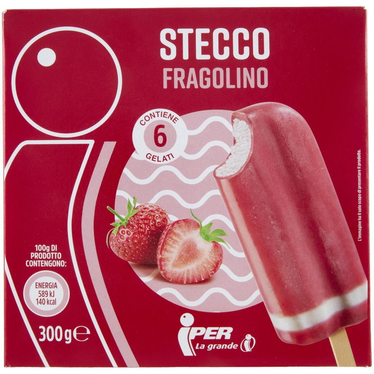Iper Stecco Fragolino 6 x 50 g Iper - iper Shop