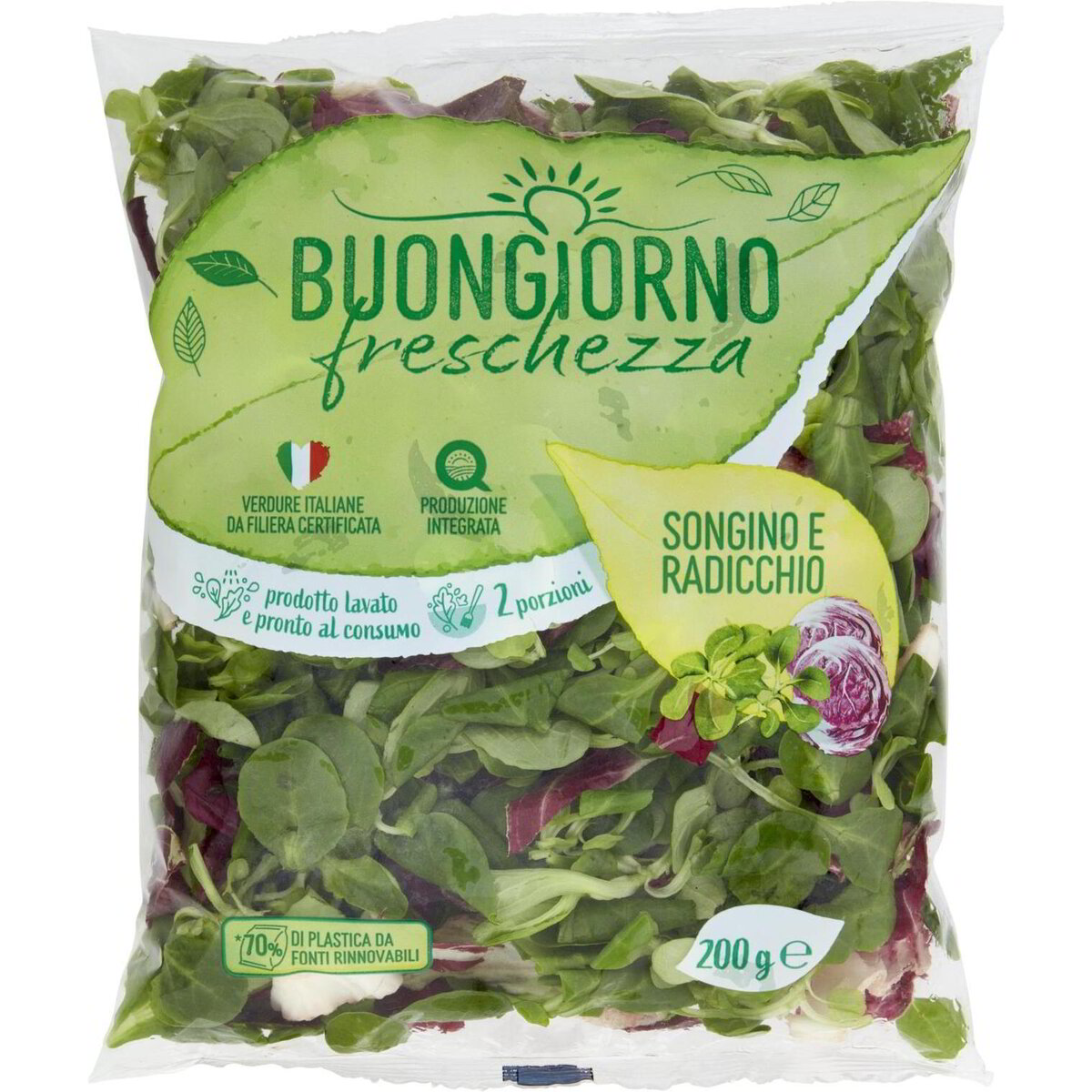 Buongiorno freschezza Songino e Radicchio 200 g Buongiorno freschezza ...