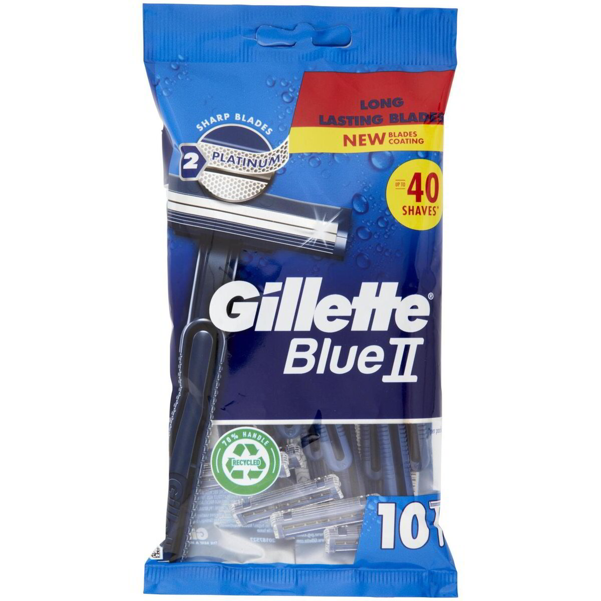 Gillette Blue II Rasoio da Uomo Usa e Getta a 2 Lame, 10 Rasoi Gillette ...