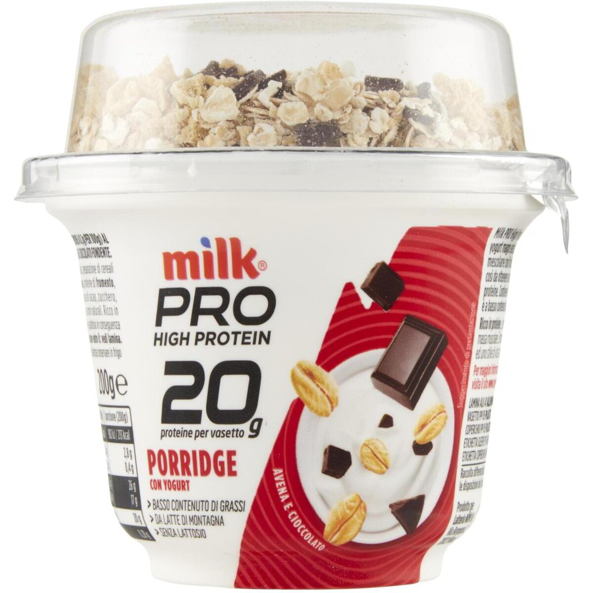 Milk Pro High Protein 20g Porridge con Yogurt Avena e Cioccolato ...