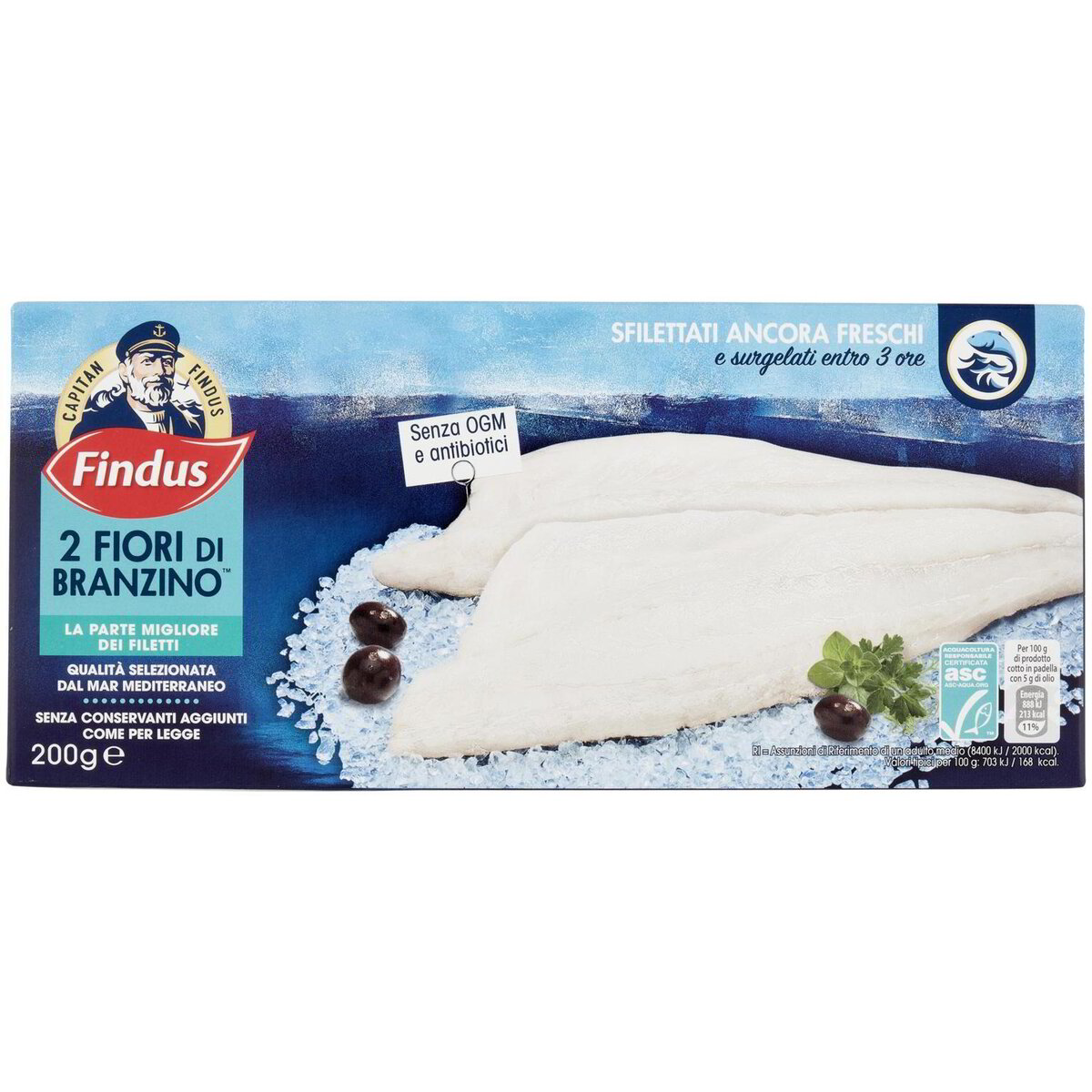 Capitan Findus 2 Fiori di Branzino 200 g Capitan Findus | IperDrive