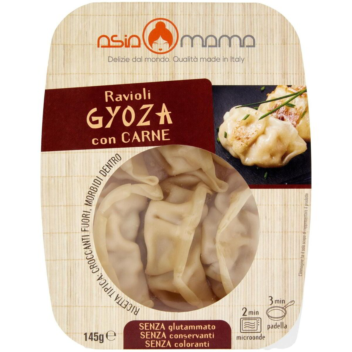 asia mama Ravioli Gyoza con Carne 145 g asia mama | IperDrive