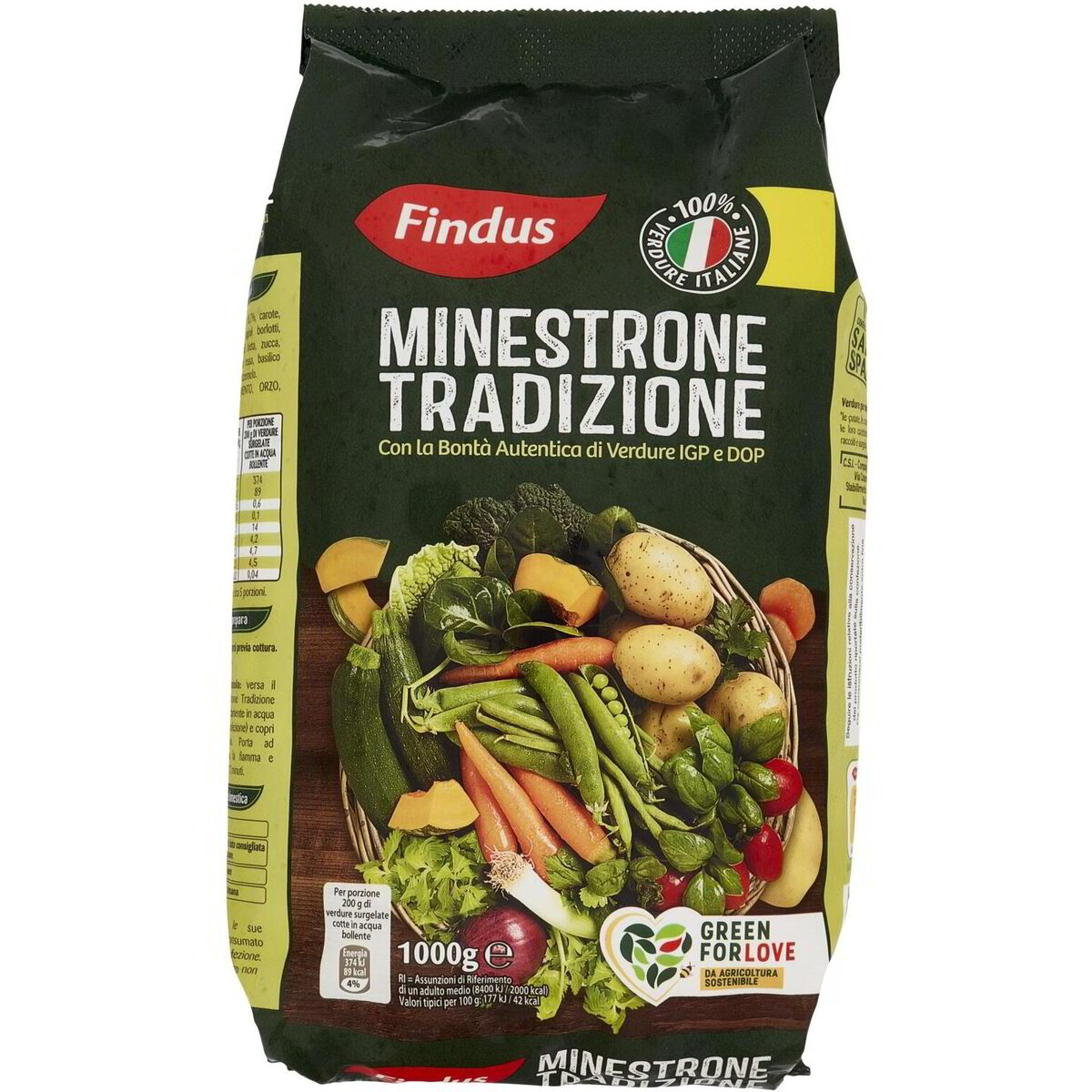 Findus Minestrone Tradizione - con Verdure IGP e DOP 1000 g Findus ...