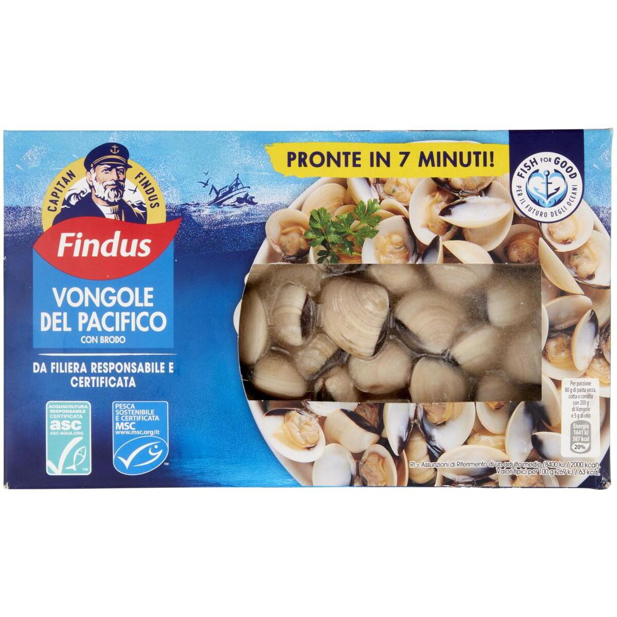 Capitan Findus Vongole del Pacifico con Brodo 400 g Capitan Findus ...