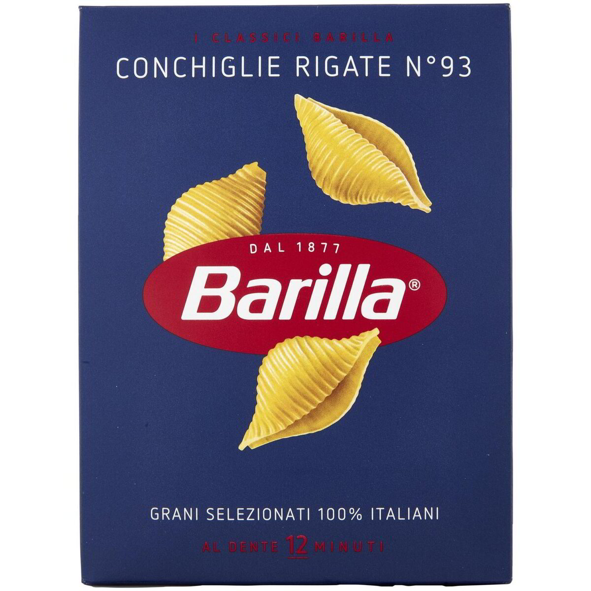 Barilla Pasta Conchiglie Rigate n.93 100% Grano Italiano 500g Barilla ...
