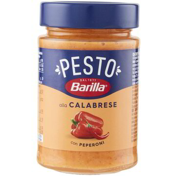 Barilla Pesto Calabrese Peperoni e Peperoncini Condimento e Sugo per ...