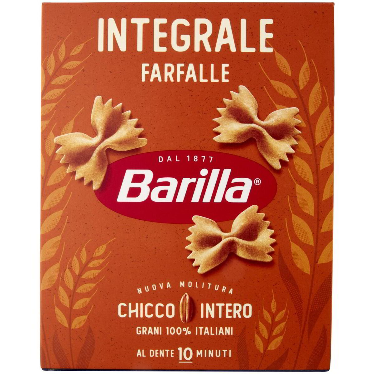 Barilla Pasta Integrale Farfalle 100% Grano Italiano 500 g Barilla ...