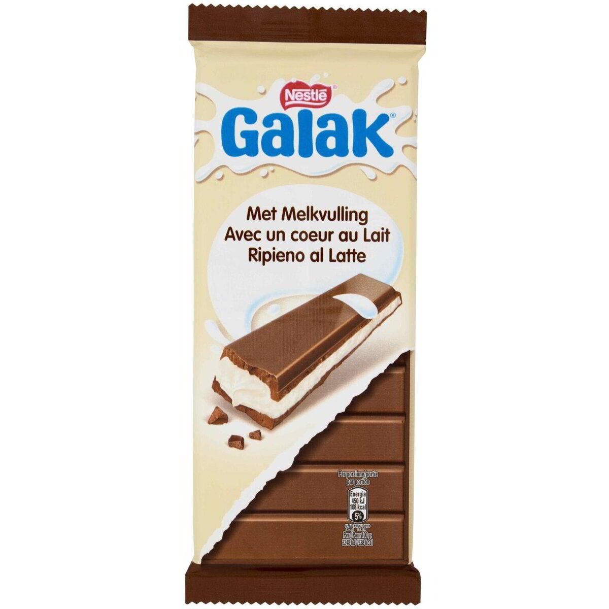 GALAK CHOCO MILK Tavoletta di Cioccolato al Latte Ripiena 100g NESTLÉ ...
