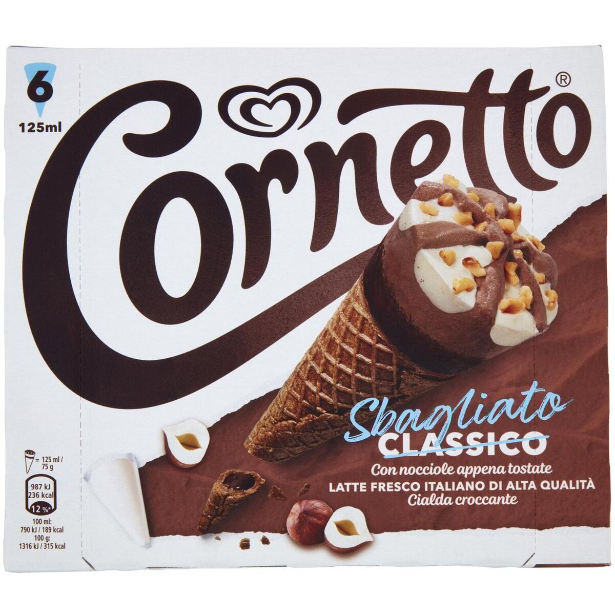 Cornetto Algida Sbagliato 6 Gelati 450 g Cornetto | IperDrive
