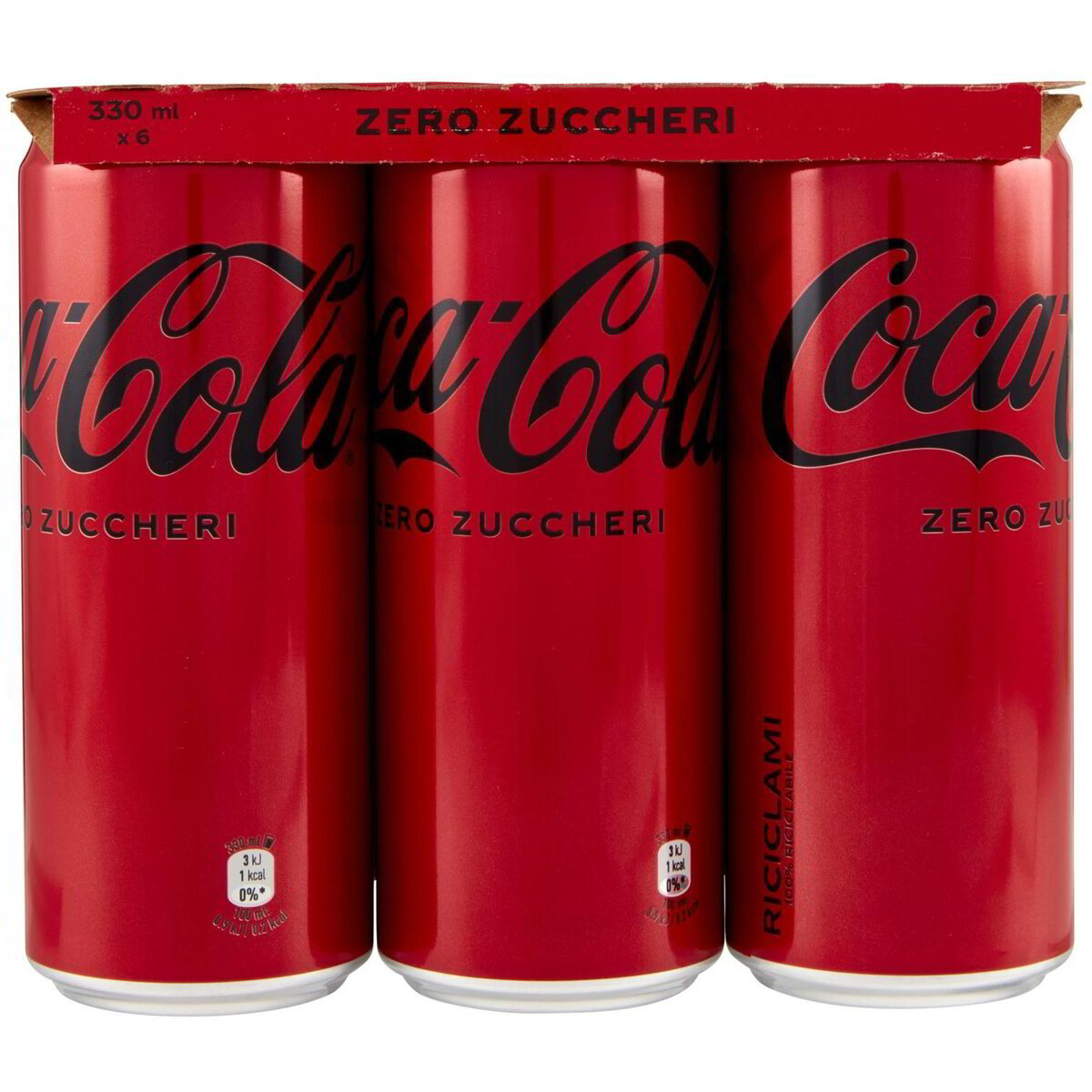 Coca-Cola Zero 6 x 33 cl Coca-Cola Zero Zuccheri | IperDrive