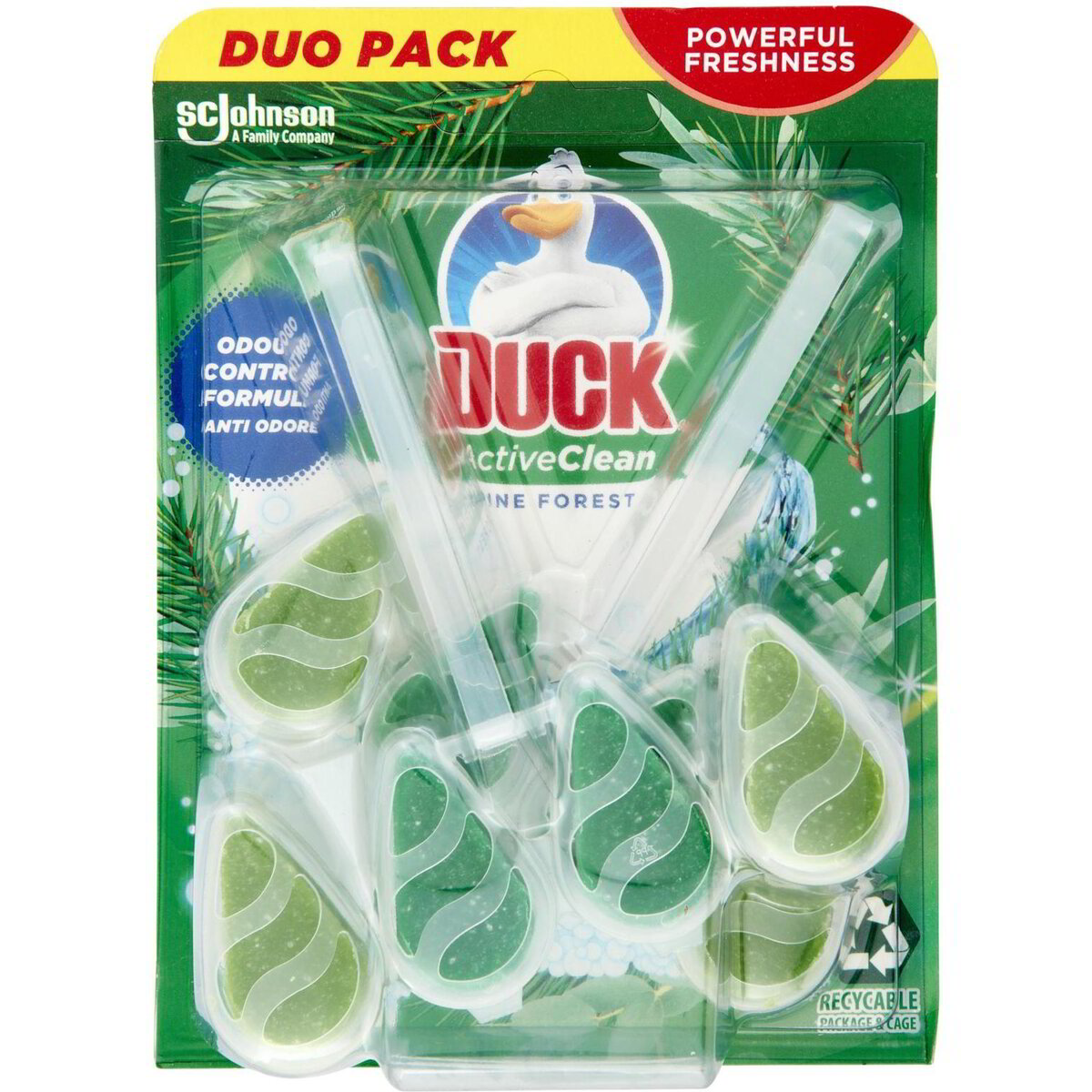 Duck Active Clean Duopacco, fragranza Pine 2x38,6g Duck - iper Shop