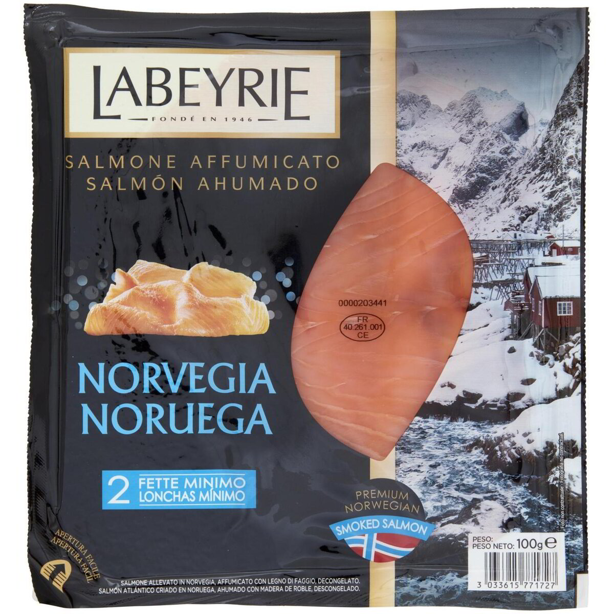 Labeyrie Salmone Affumicato Norvegia 100 g Labeyrie | IperDrive
