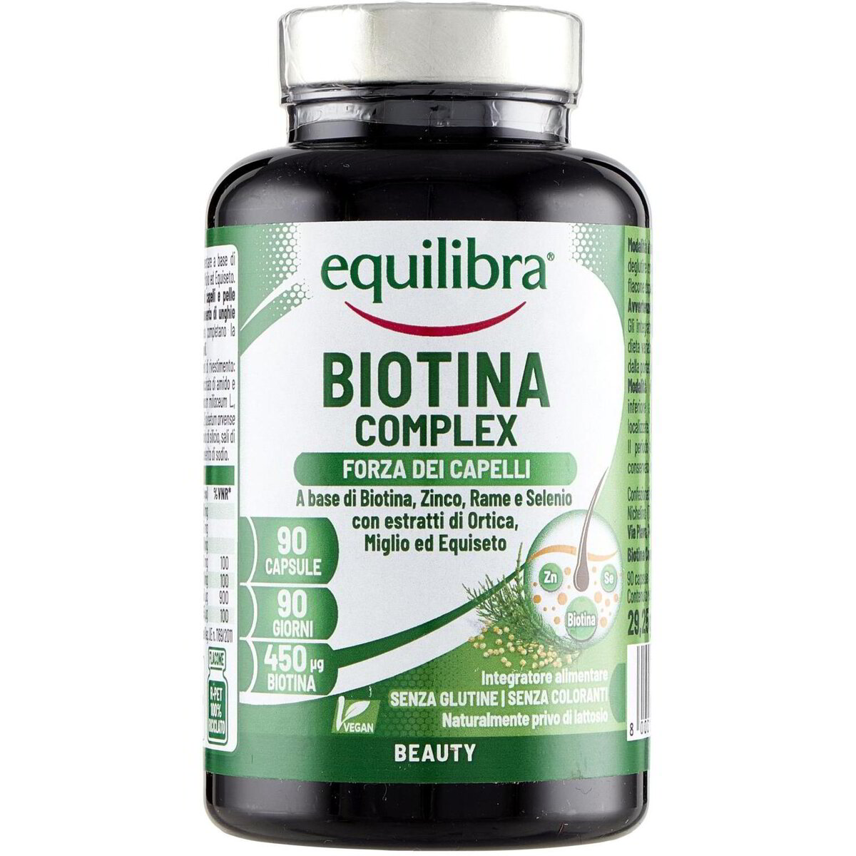 equilibra Biotina Complex 90 Capsule 29,25 g equilibra | IperDrive