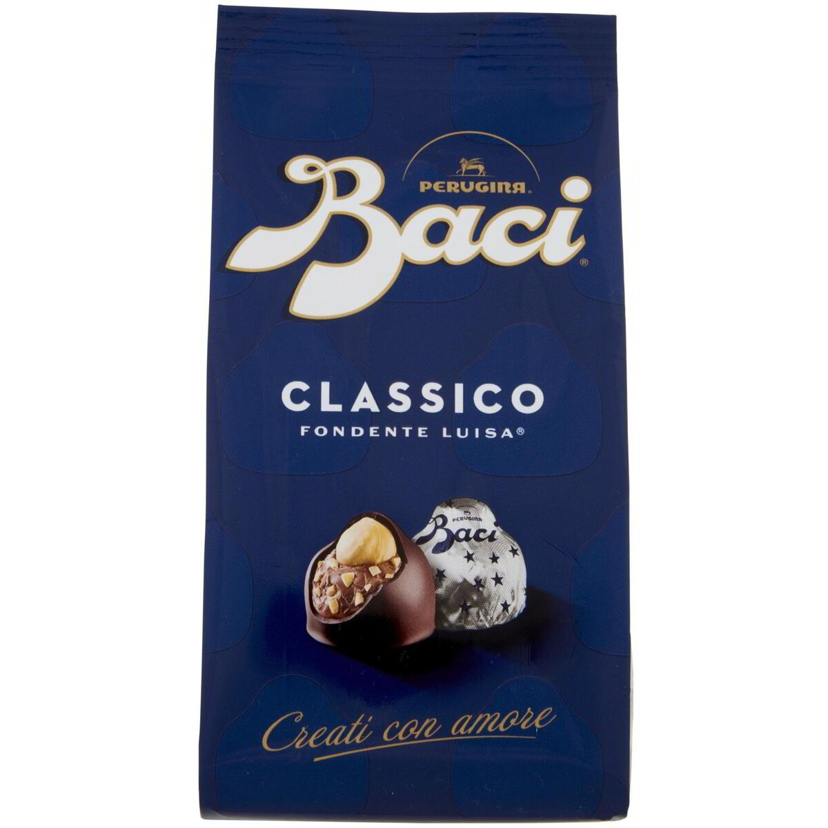 BACI PERUGINA Cioccolatini Fondenti ripieni al Gianduia Sacchetto 125g ...