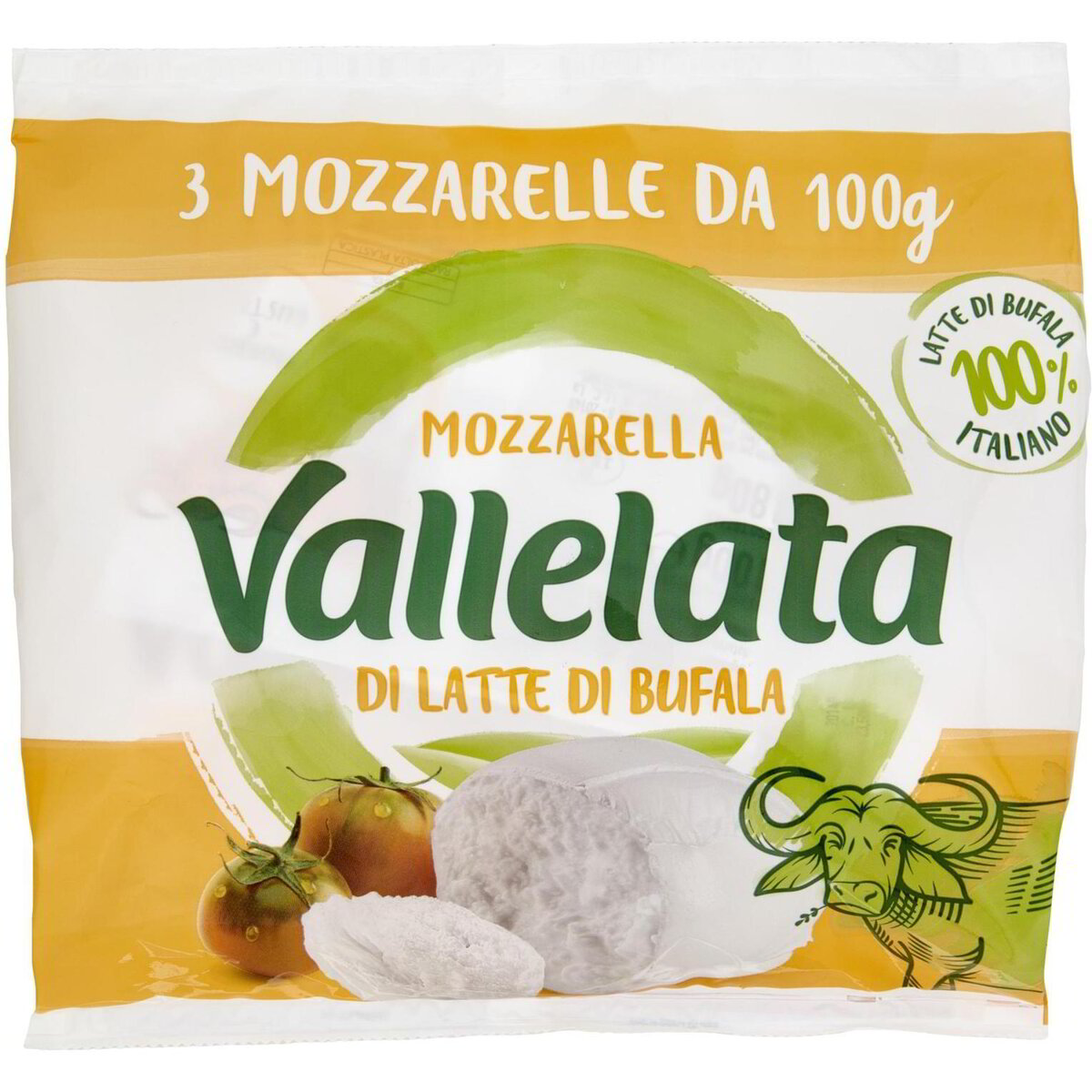 Vallelata Mozzarella di Latte di Bufala 3 x 100 g Vallelata | IperDrive