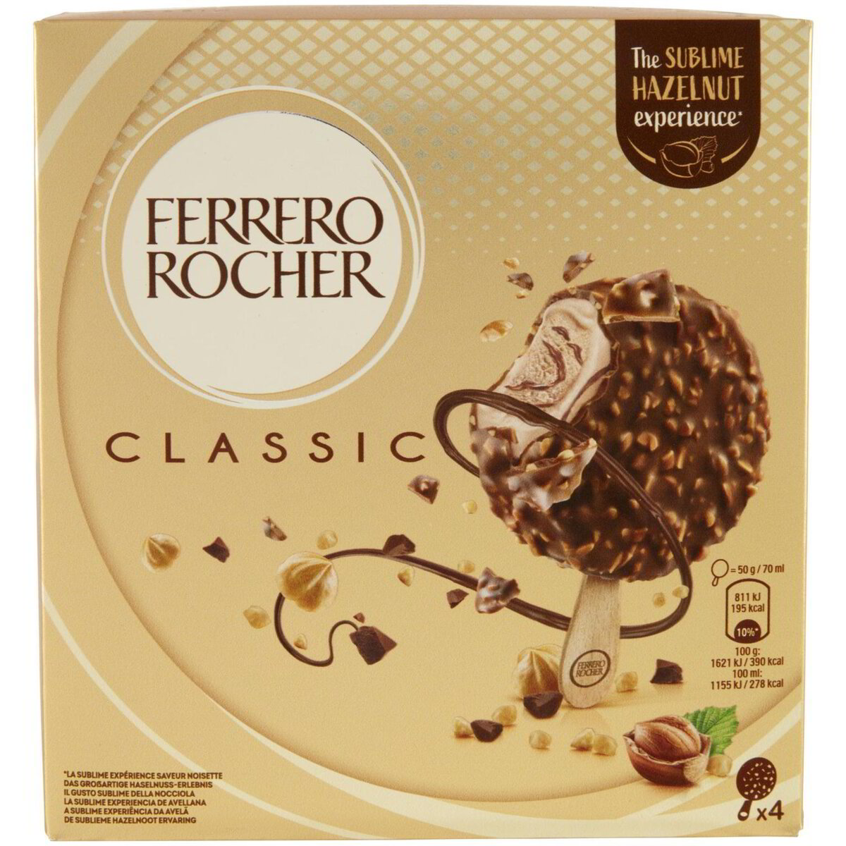 Ferrero Rocher Classic 4 x 50 g Ferrero Rocher | IperDrive