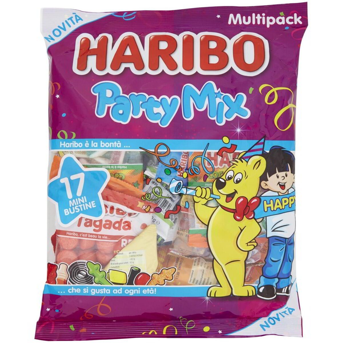 Haribo Party Mix 17 Mini Bustine 740 g Haribo | IperDrive