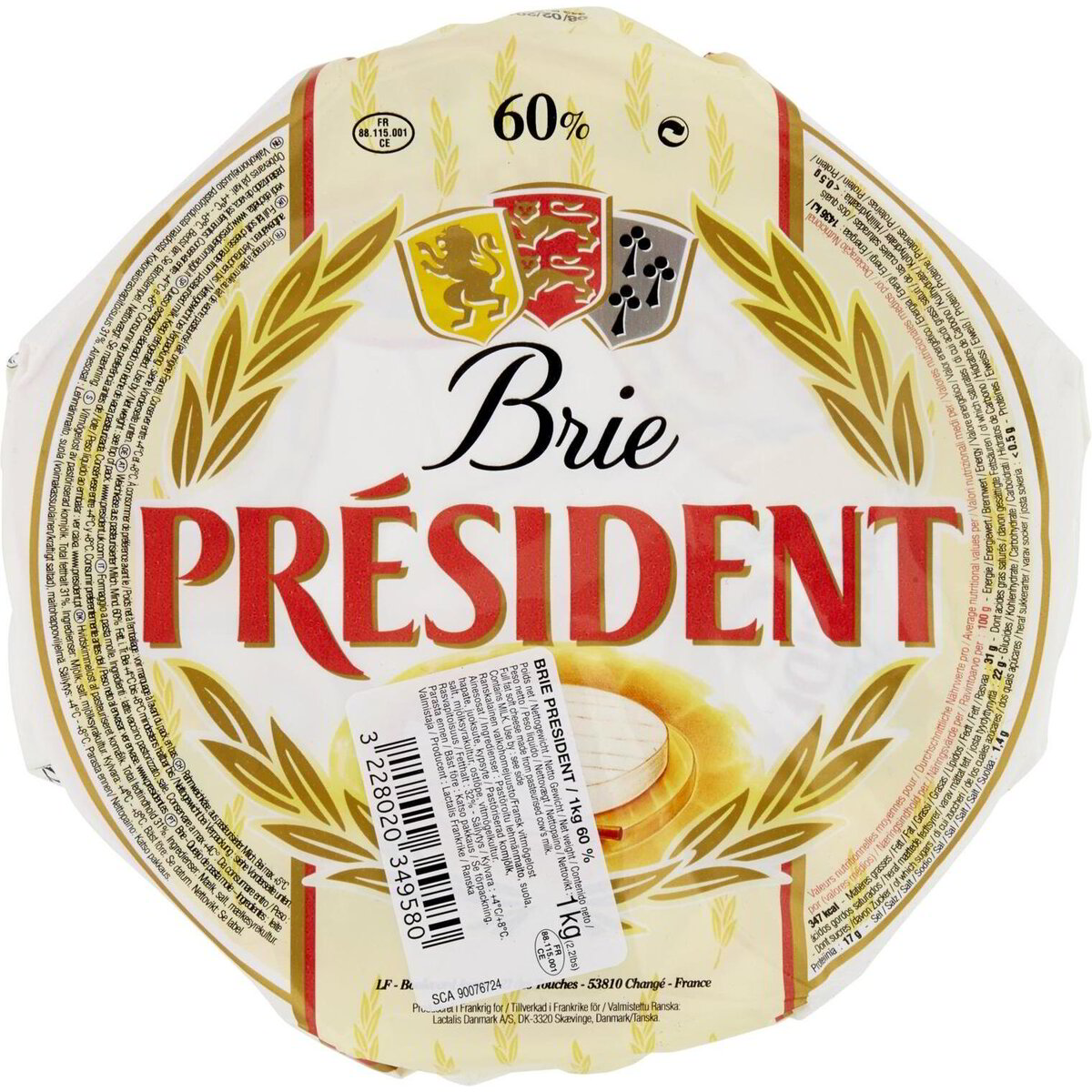 Président Brie 60% 1 kg Président | IperDrive