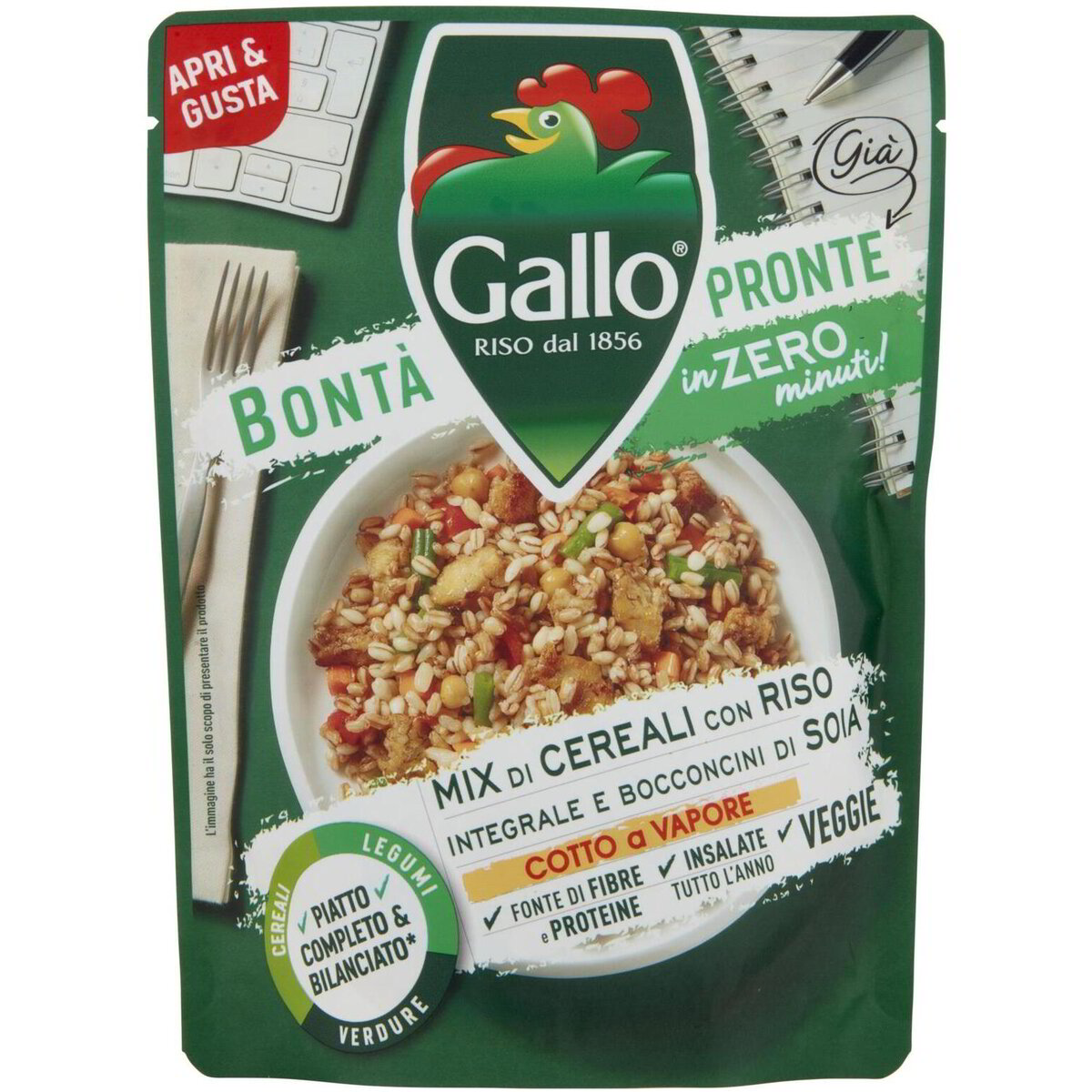 Gallo Bontà Pronte Mix di Cereali con Riso Integrale e Bocconcini di Soia 220 g Gallo | IperDrive