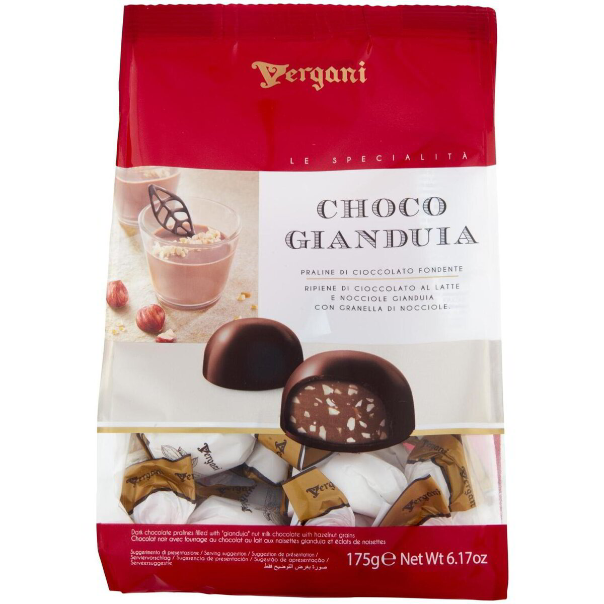 Vergani Le Specialità Choco Gianduia Praline di Cioccolato Fondente 175 ...