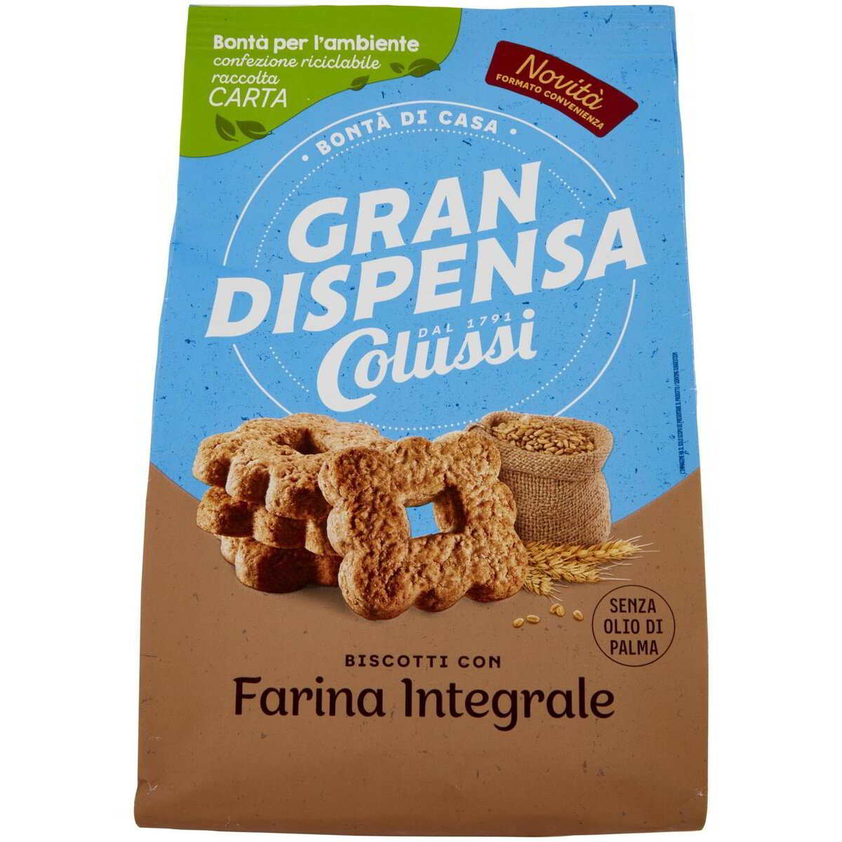 Colussi Gran Dispensa Biscotti con Farina Integrale 600 g Colussi ...