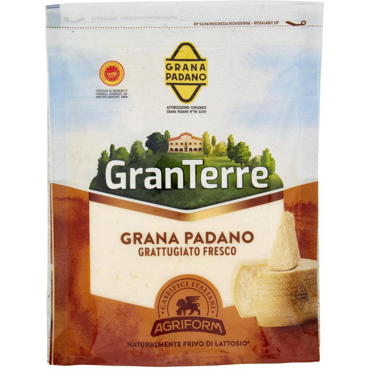 GranTerre Grana Padano DOP Grattugiato Fresco 200 g GranTerre | IperDrive