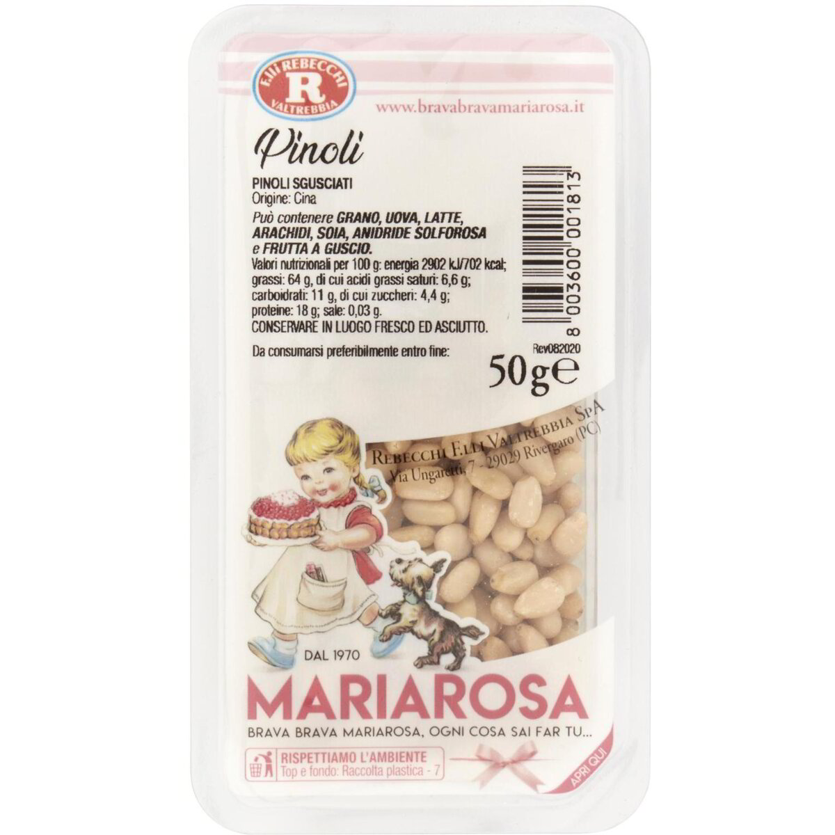 Mariarosa Pinoli 50 g Mariarosa | IperDrive